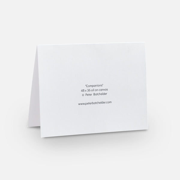 "Companions" Note Card – Peter Batchelder Cards